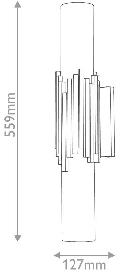 Elstead MARVELE-2WB-AB-OPAL - LED Koupelnové svítidlo MARVELE 2xG9/4W/230V IP44