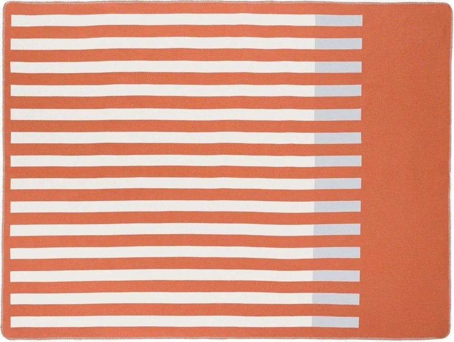 Oranžová deka 160x200 cm Onu – noo.ma