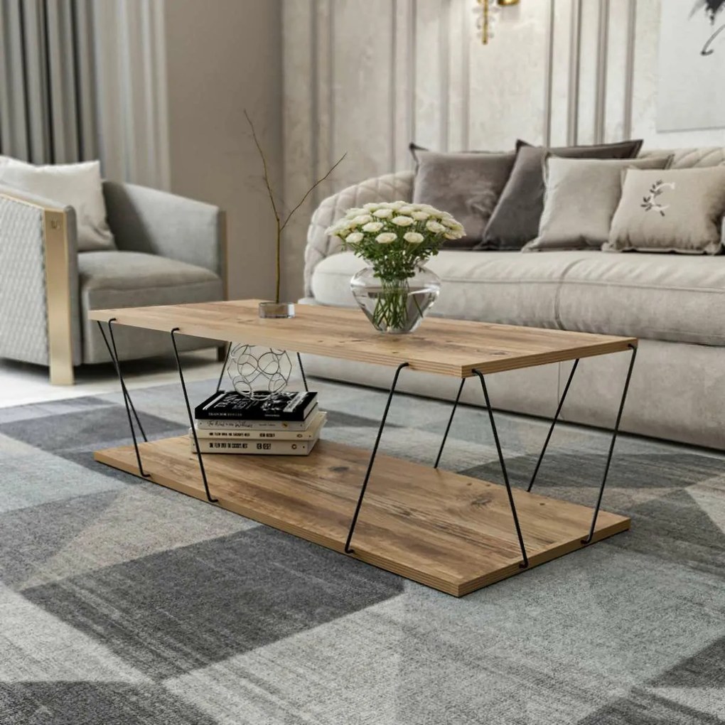 Konferenční stolek Labranda Pine and Black
