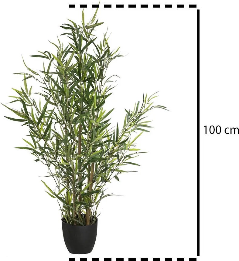 Umělá rostlina BAMBUS, 90 cm