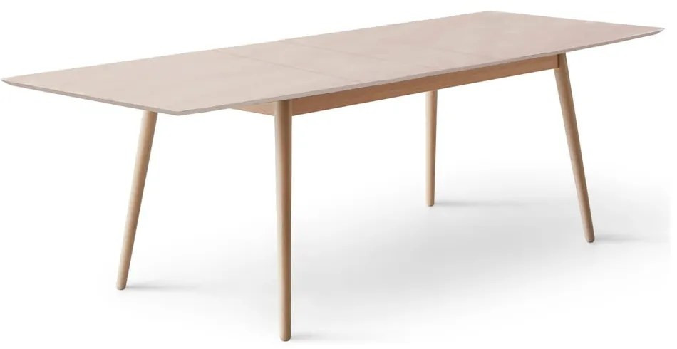 Rozkládací jídelní stůl s deskou v dubovém dekoru v přírodní barvě 90x165 cm Meza – Hammel Furniture