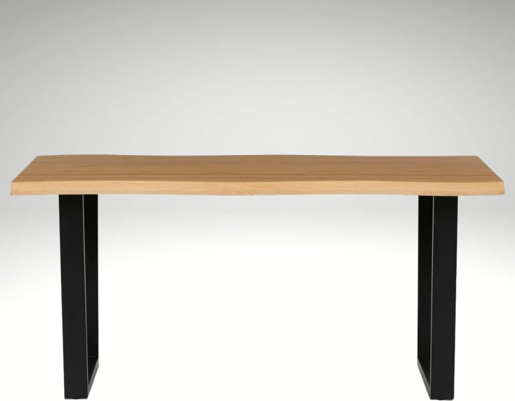 Vikio Jídelní set pro 8 osob 180x90 cm dub noha U šedá židle VJS158-8S-S