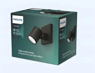 Philips Runner Single Spot černá / Bodové svítidlo / 1x20W / 230V