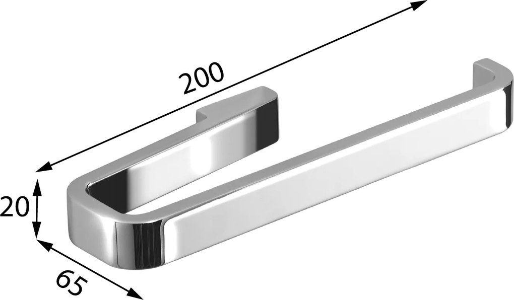 Gedy Sapho, SAMOA držák ručníků, chrom