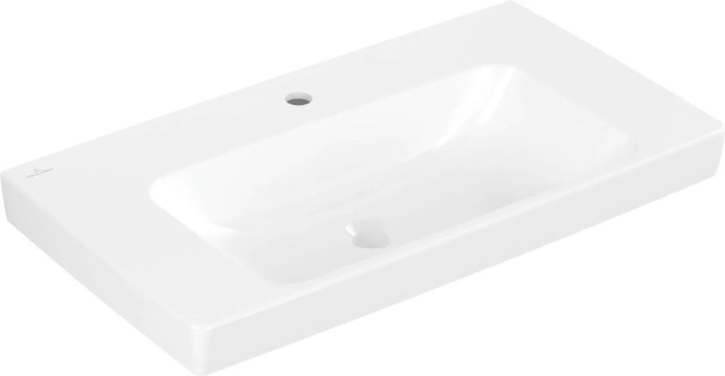 Villeroy & Boch Architectura - Umyvadlo 80x45 cm, bez přepadu, s otvorem pro baterii, alpská bílá 4A878101