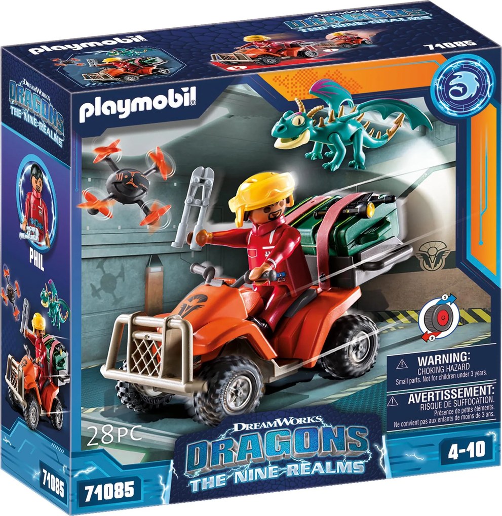 Stavebnice playmobil 71085 dragons: the nine realms - icaris quad & phil
