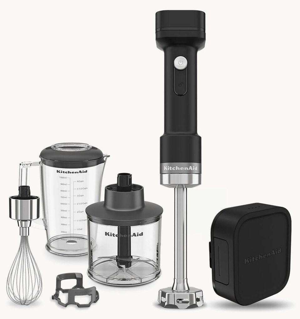 Bezdrátový ruční mixér's příslušenstvím Go Cordless