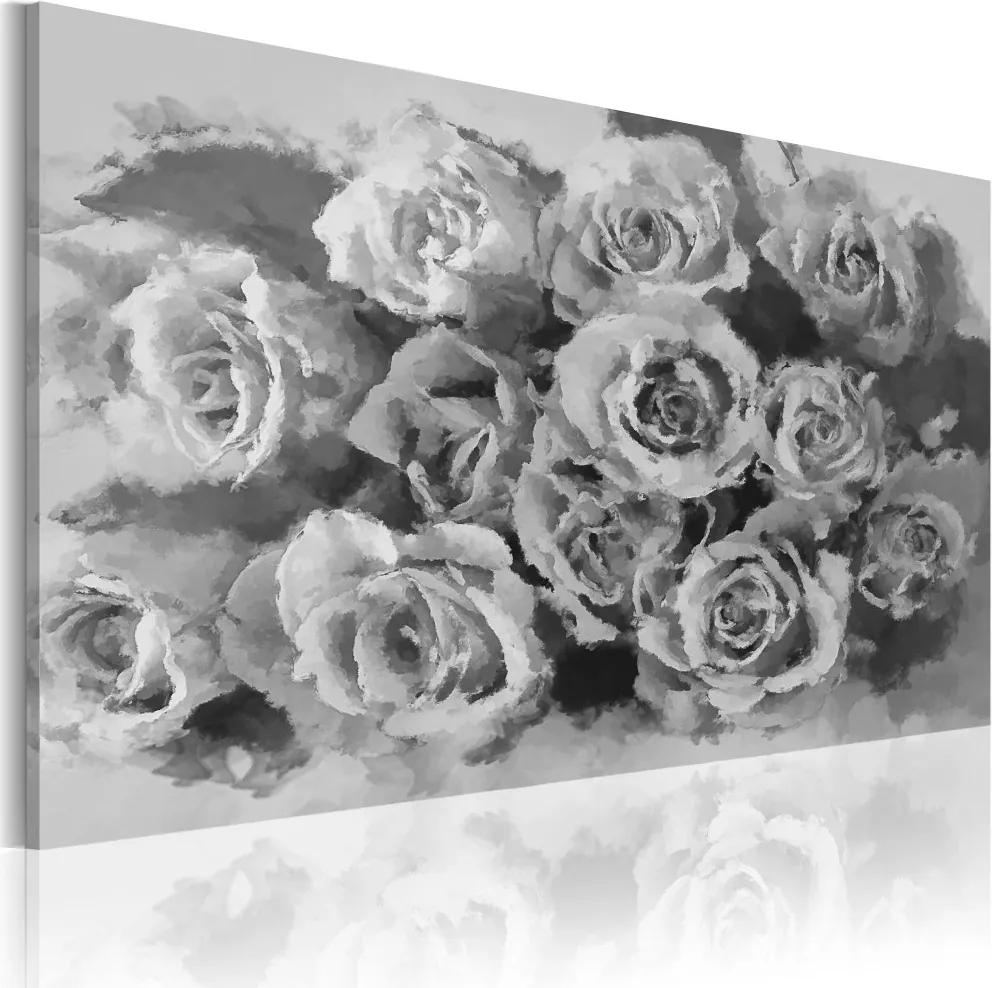 Obraz na plátně Bimago - Dvanáct růží 90x60 cm