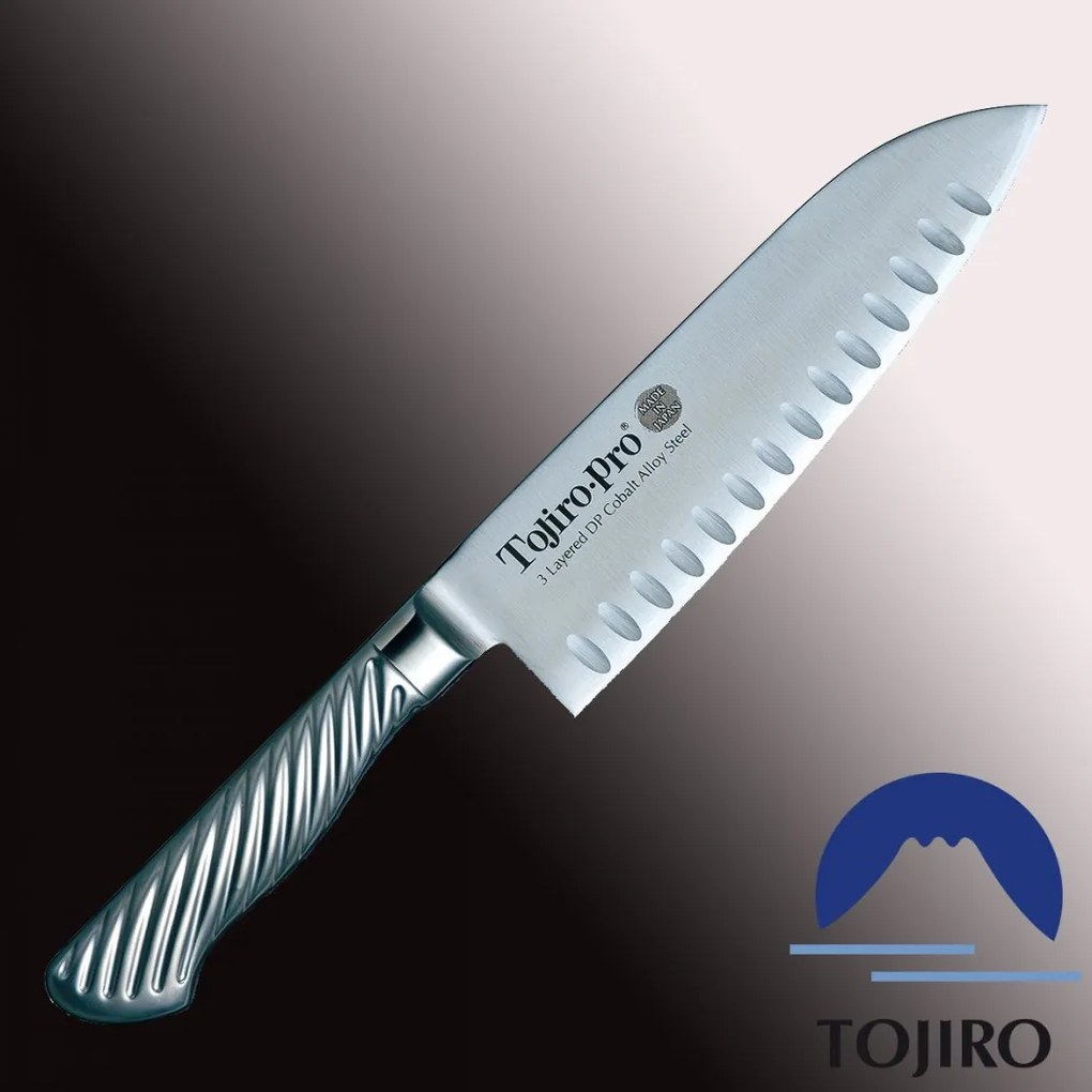 TOJIRO Composit japonský kuchařský nůž SANTOKU 170 MM (F-895D)