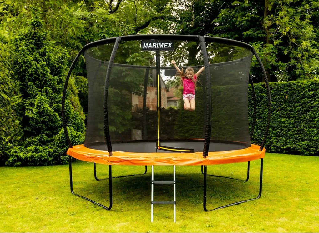 Marimex | Trampolína Marimex Premium 396 cm + vnitřní ochranná síť + schůdky ZDARMA | 19000113