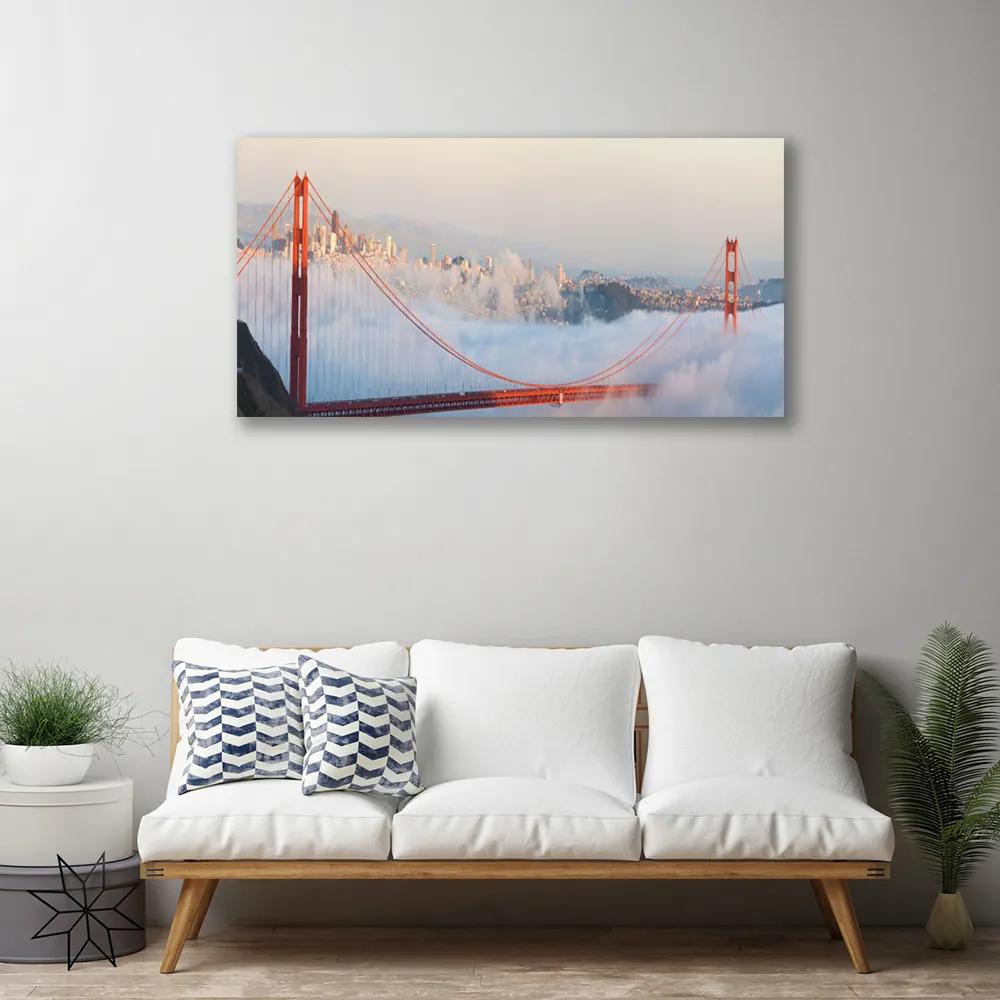 Obraz na plátně Mosty Architektura 140x70 cm