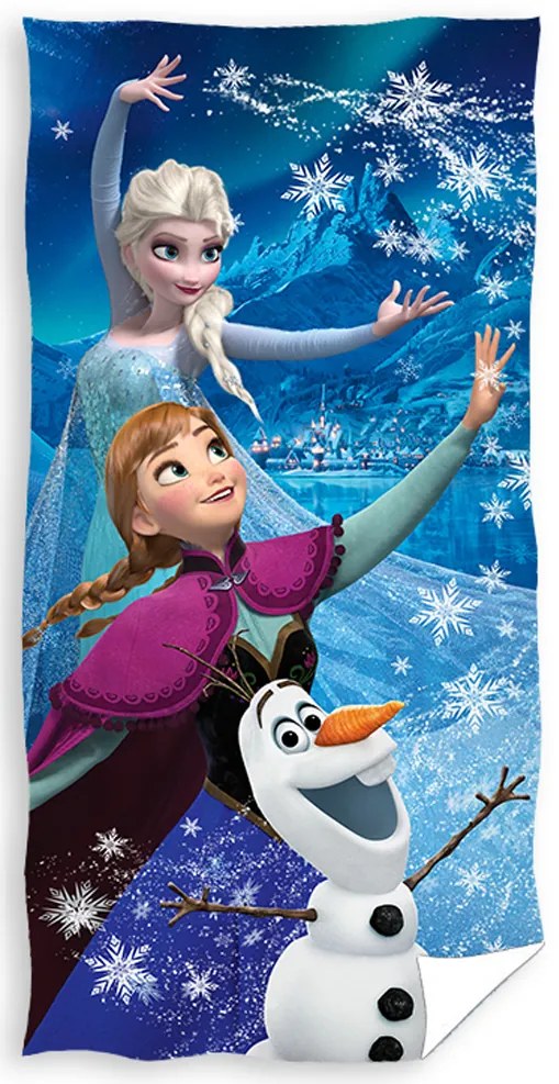 Osuška Ledové Království Anna, Elsa a Olaf