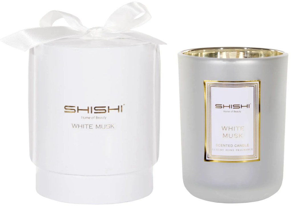 SHISHI Vonná svíčka SHISHI WHITE MUSK (bílý mošus)
