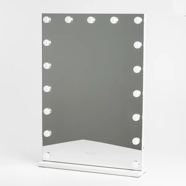 BRILAGI - LED Stmívatelné make-up zrcadlo HOLLYWOOD LED/15W/230V 55x77 cm bílá