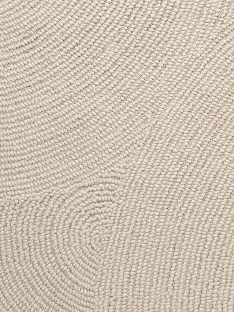 Hanse Home, Kusový koberec Calmio 106220 Natural White kruh, 150x150 (průměr) kruh, bílá, ložnice