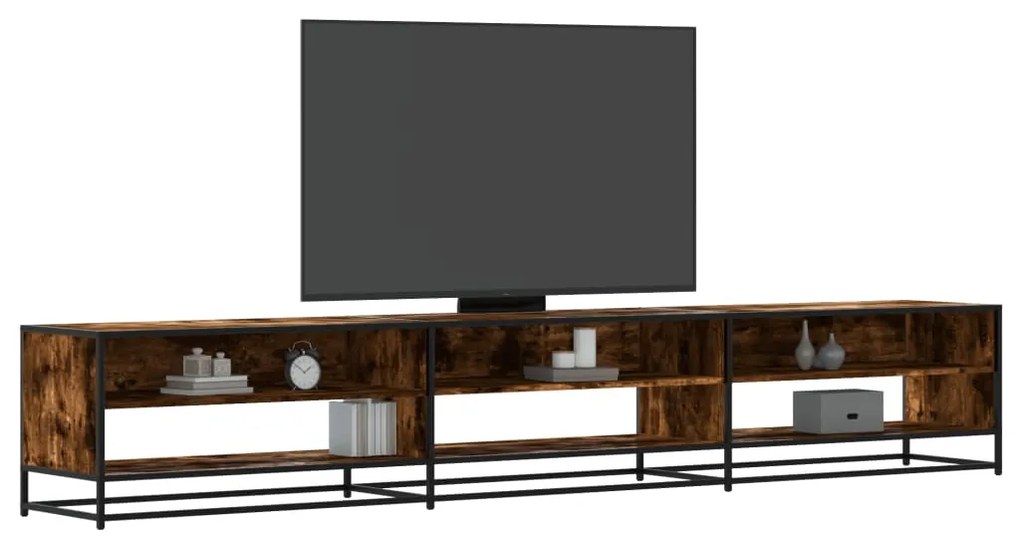 TV skříňka kouřový dub 270 x 40 x 46 cm kompozitní dřevo