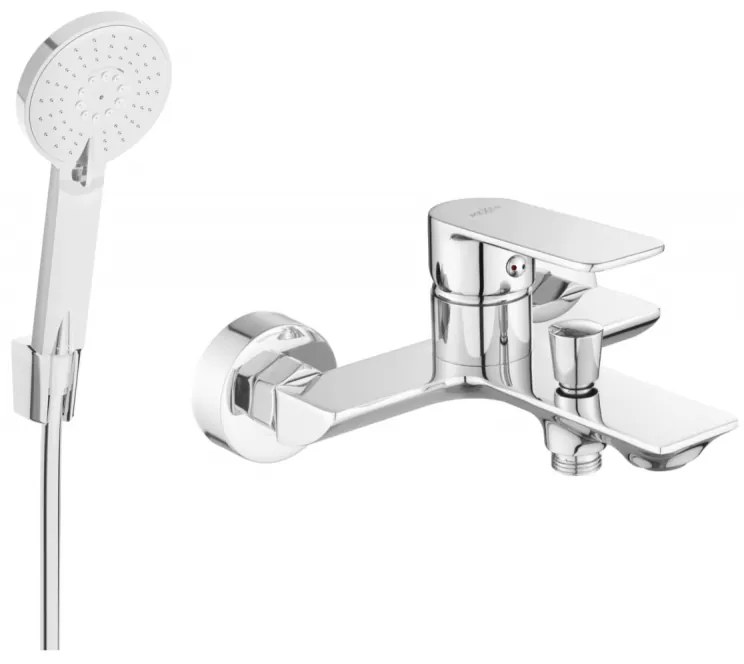 Mexen Alexa R40 vanová baterie se sprchovou sadou, chrom - 7123R40-00
