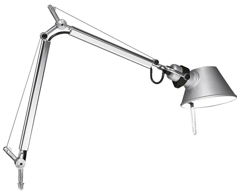 Artemide A010900 Tolomeo Micro halo Table, tělo lampy, 1x46W E14, hliník