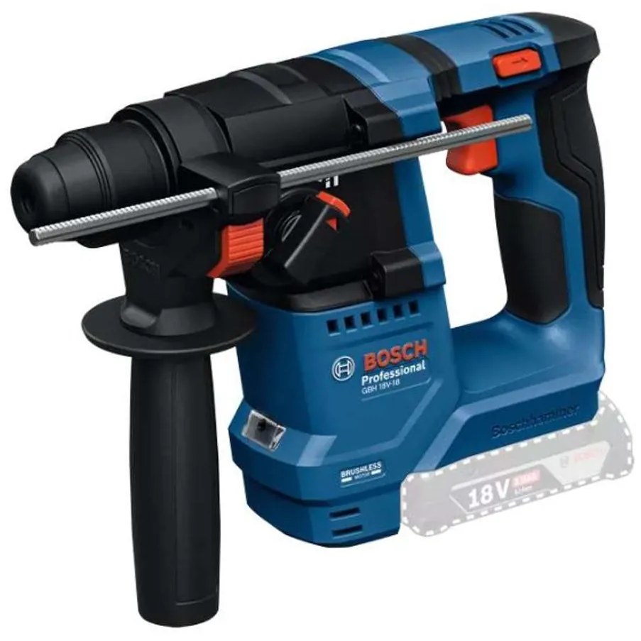 Bosch - 18V AKU vrtací kladivo GBH 18V-18, bez baterie a nabíječky 0611927000