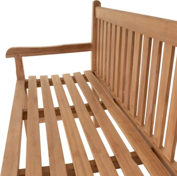 Teaková zahradní lavice 150 cm pro 3 osoby, ošetřený teak