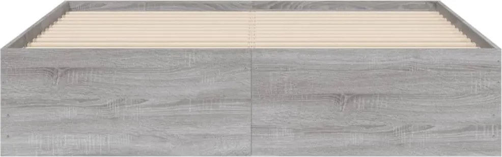 Rám postele se zásuvkami šedý sonoma 140 x 200 cm kompozit 3207278