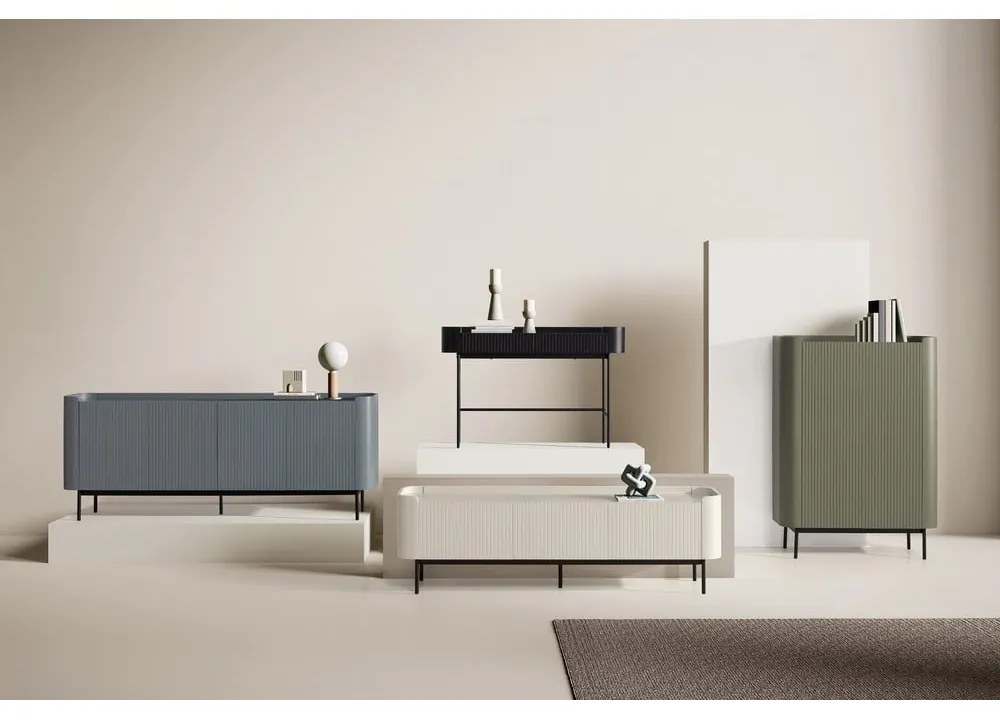 Zelený TV stolek 180x55x40 cm Willa – MOME