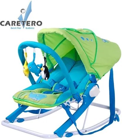 CARETERO | Caretero Aqua | Dětské lehátko CARETERO Aqua green | Zelená |