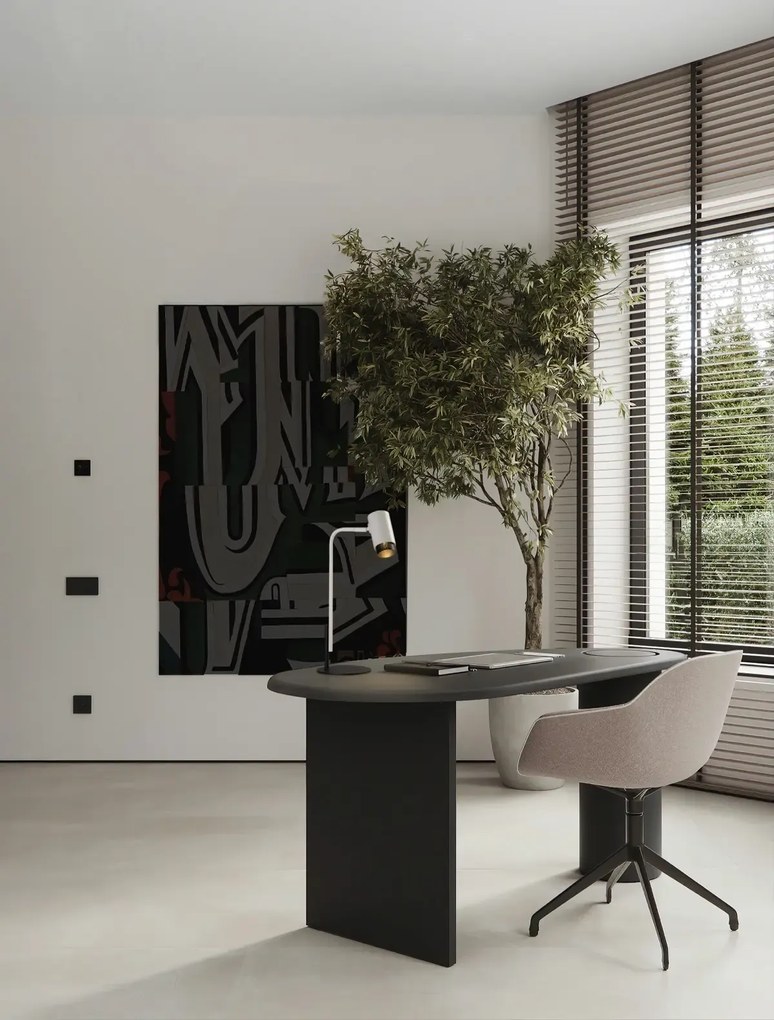 Designová stolní lampa Nessi Bílá