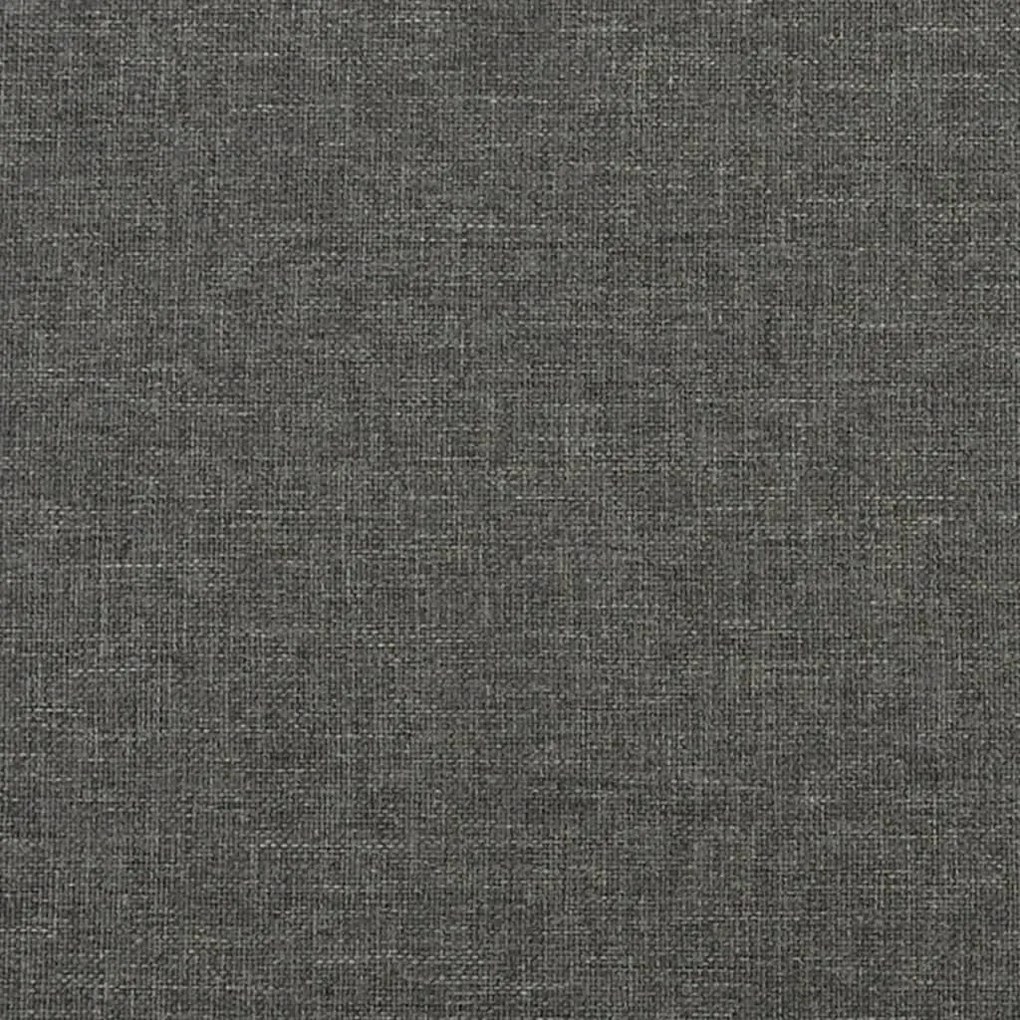 vidaXL Box spring postel 100 x 200 cm textil [3120944] Barva: Tmavě šedá
