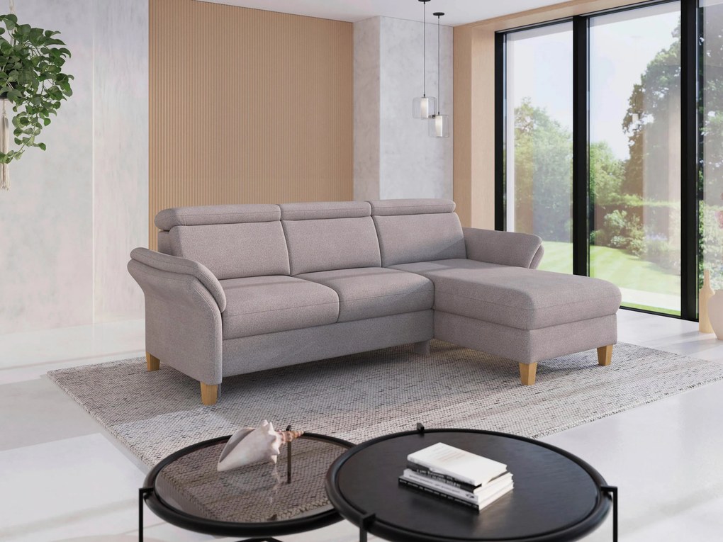XXXLutz ROHOVÁ SEDAČKA, textil, barvy stříbra Sit & More - Sedací soupravy - 000144025763