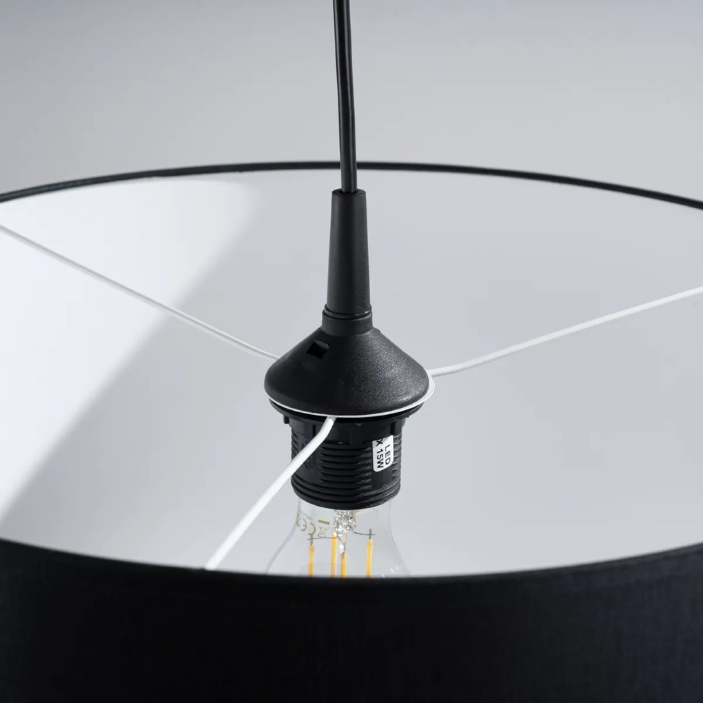 Sollux Lighting Závěsná lampa NOVA 40 černá