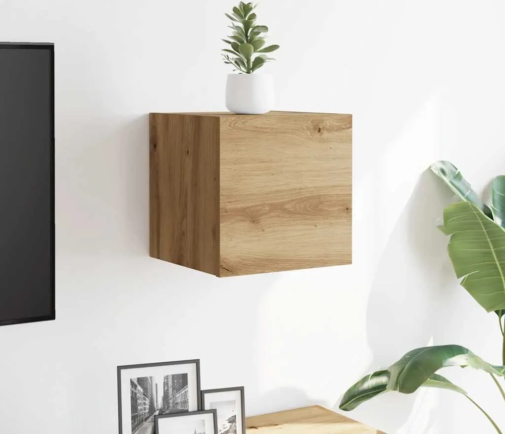 vidaXL Nástěnná TV skříňka 30,5x30x30 cm [804493] Barva: dub artisan