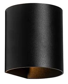 Moderní nástěnná lampa černá - Sabbio