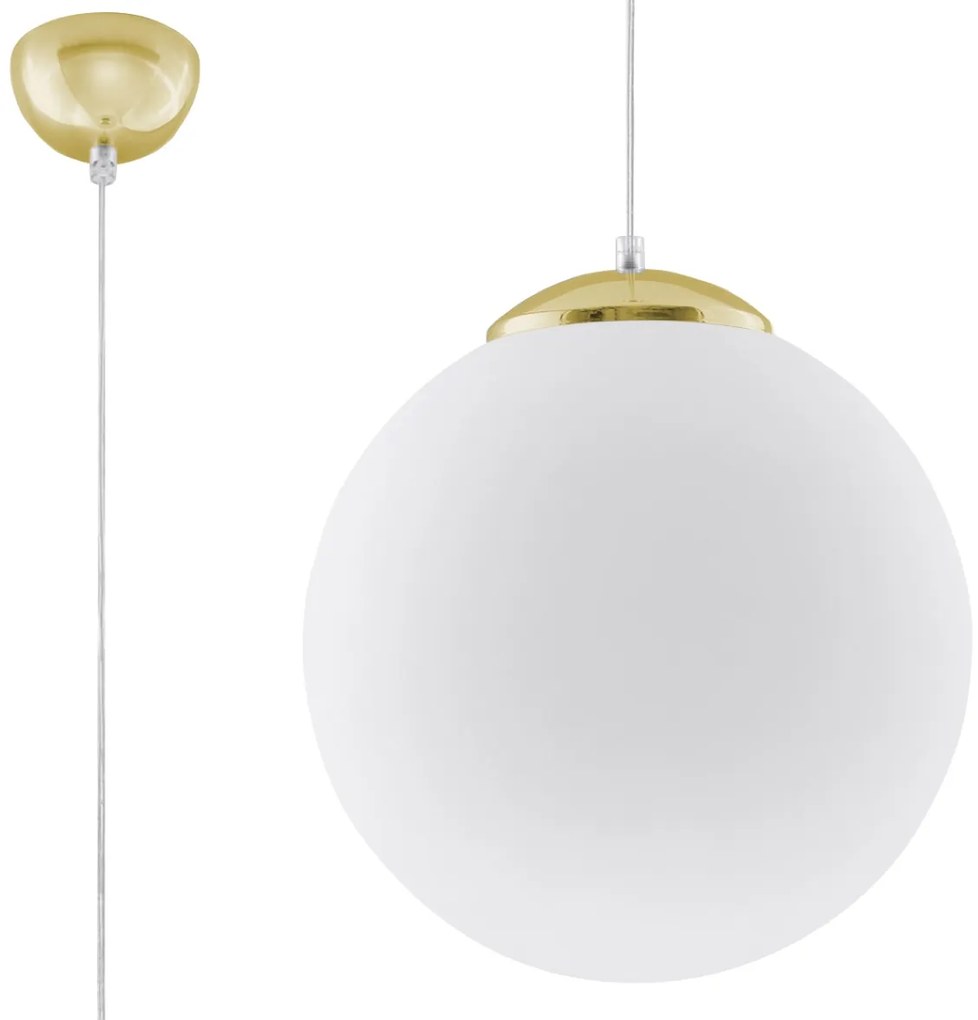Sollux Lighting Závěsné svítidlo UGO 30 zlaté