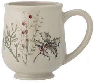 Kameninový hrnek Hollie Mug Mistletoe 450 ml Bloomingville