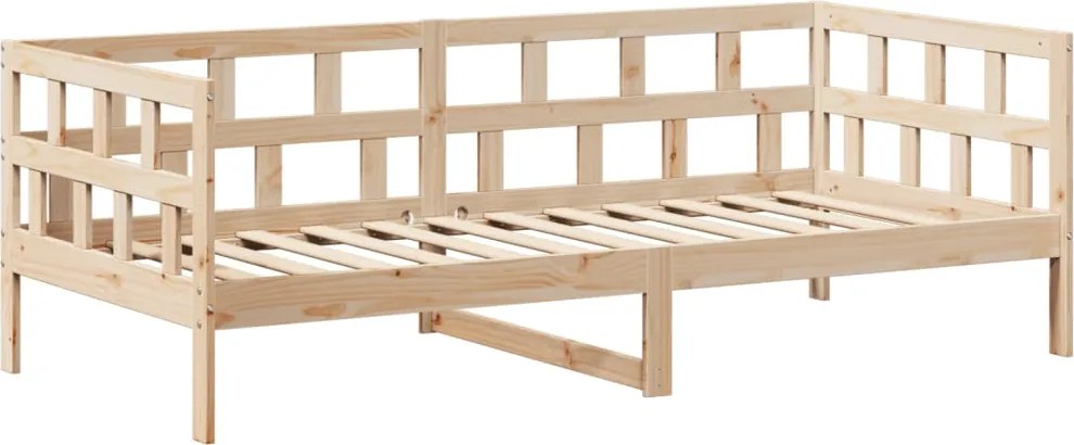 Válenda se střechou 80 x 200 cm masivní borové dřevo 3282237