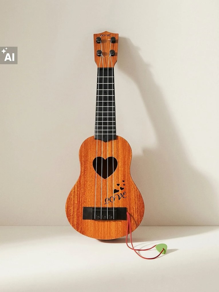 Sinsay - Dětské ukulele s nastavitelnými gumovými strunami - vícebarevná