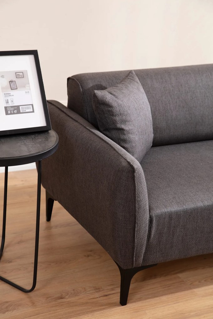 Hanah Home Třímístná pohovka BELISSIMO šedá 220 cm 560ARE1359