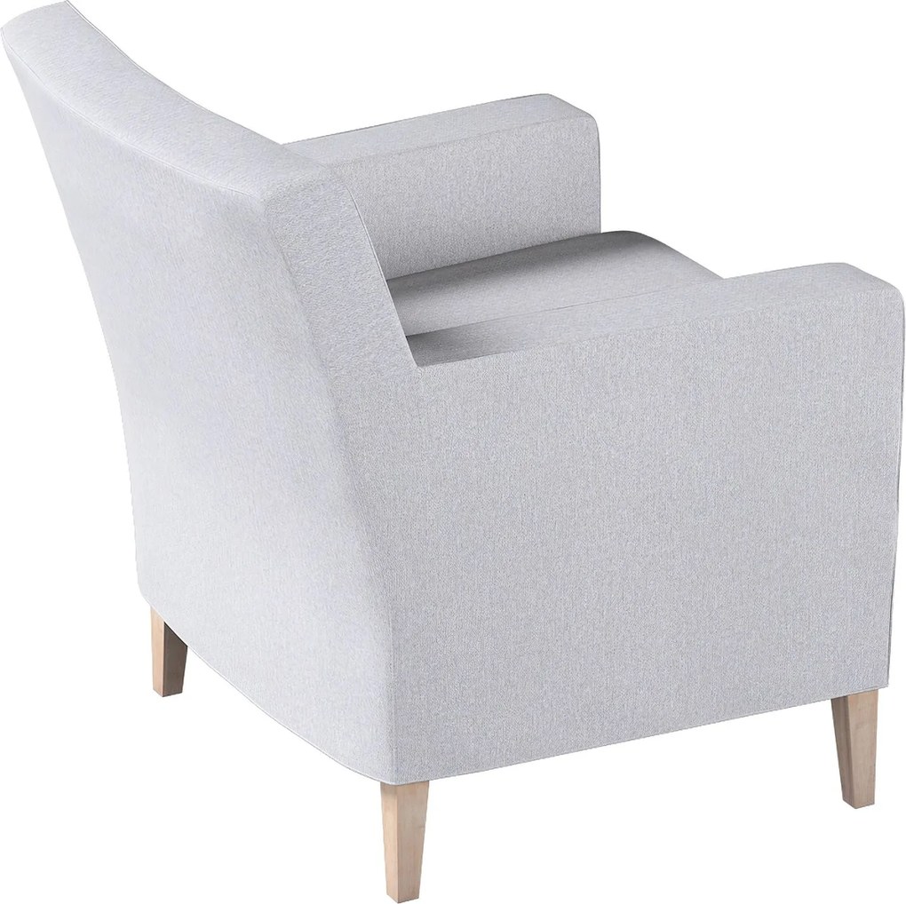Potah na křeslo IKEA Karlstad barva šedá látka pletený vzor