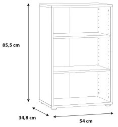Knihovna URAN bílá
