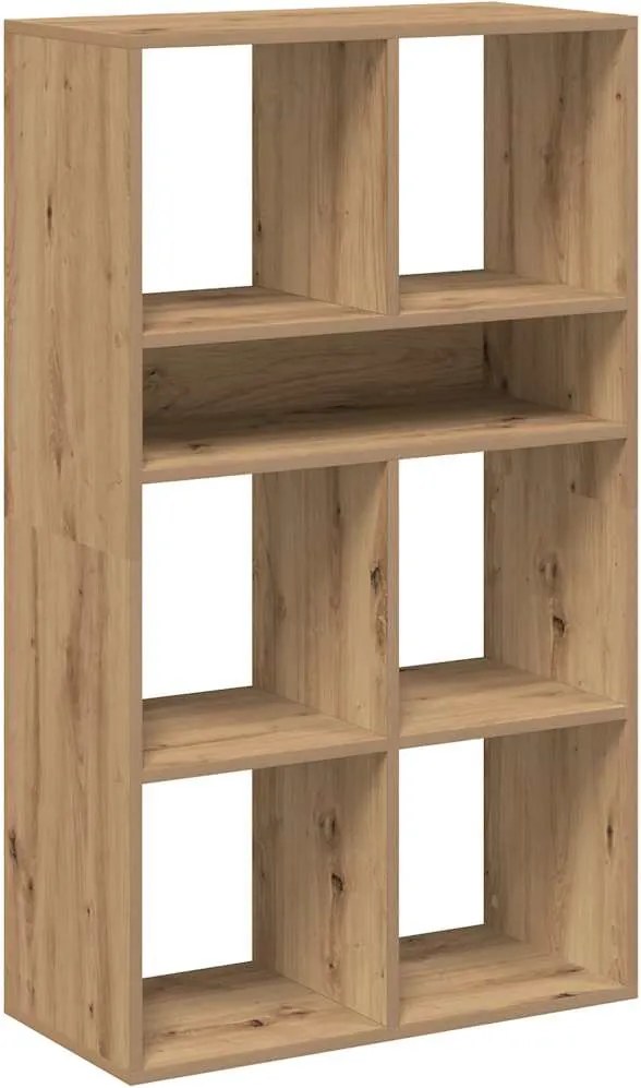 vidaXL Knihovna dub artisan 66x31x112 cm kompozitní dřevo