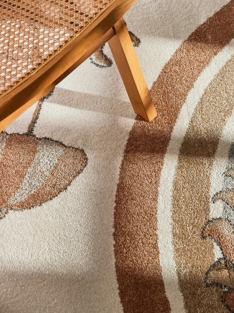 Villeroy & Boch, Dětský kusový koberec Villeroy & Boch Boho Kids 106308 Cream Multicolor, 160x230, bílá, dětský pokoj