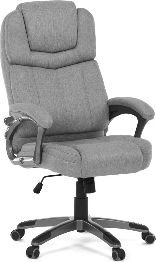 Kancelářské křeslo KA-C715 GREY2, houpací mechanismus, šedá látka (65 x 73) cm