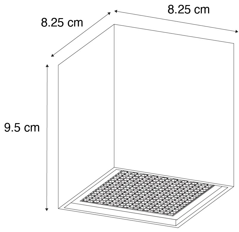Designové bodové světlo zlaté - Qubo Honey