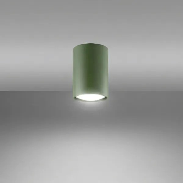 Sollux SL.2071 - Bodové svítidlo LAGOS 1xGU10/10W/230V zelená