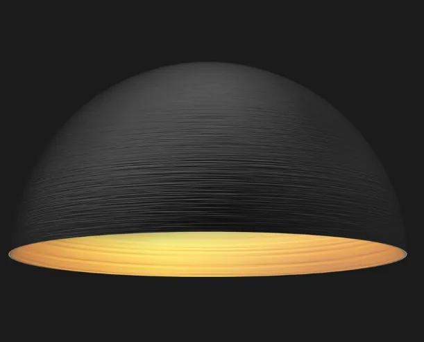 Doxis Dome 720 Textured závěsné led designové svítidlo Barva: Černá/bílá matná, Chromatičnost: 2700K