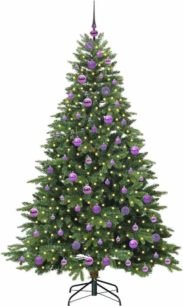 Umělý vánoční stromeček s stojanem Zelená 180 cm PE a PVC 3397555
