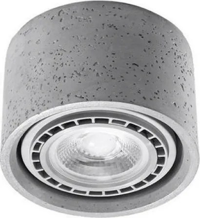 Stropní bodové svítidlo SOLLUX Basic 1 GU10 1x40W bez zdroje SL.0881 beton