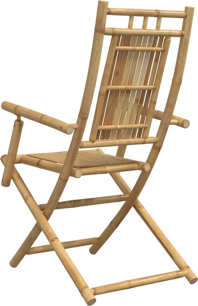 Skládací židle 8 ks 53x66x99 cm bambus 3278516