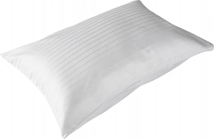 DADKA Povlak na polštář atlas grádl Polycotton bílý pruh Rozměr 70x90